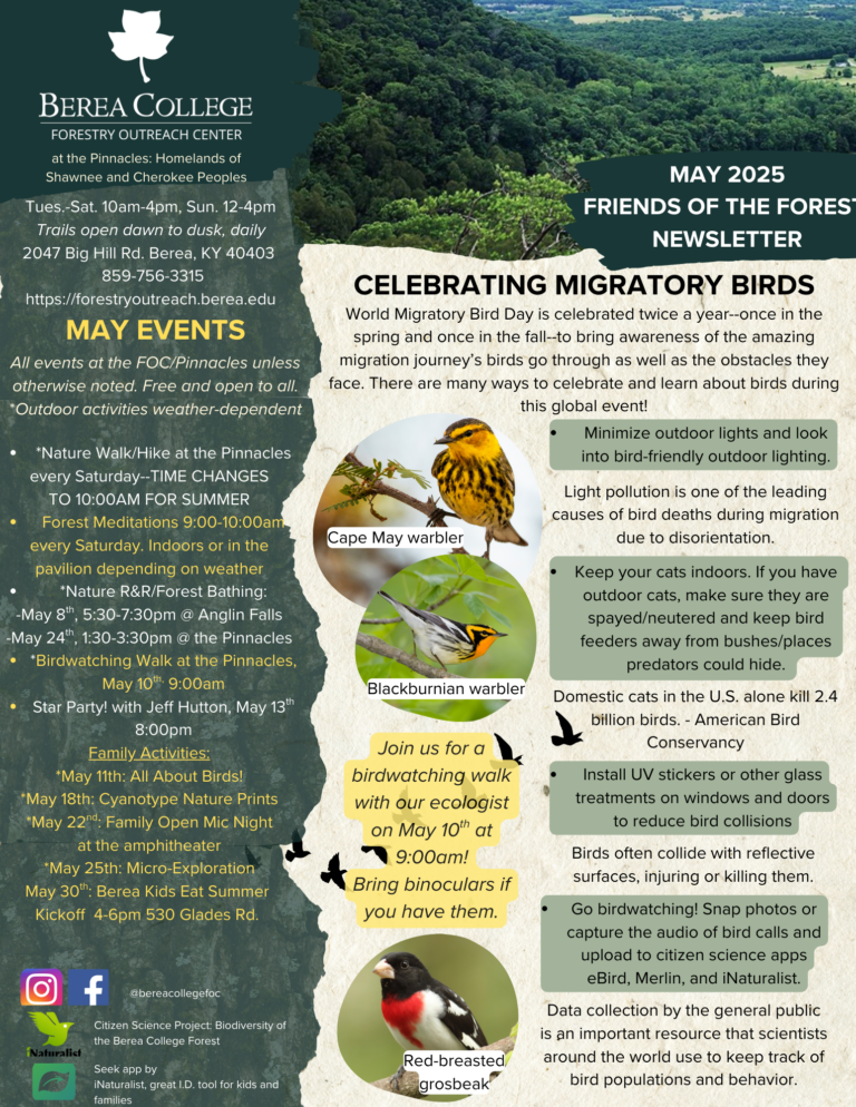 Berea College Forestry Outreach Center at the Pinnacles